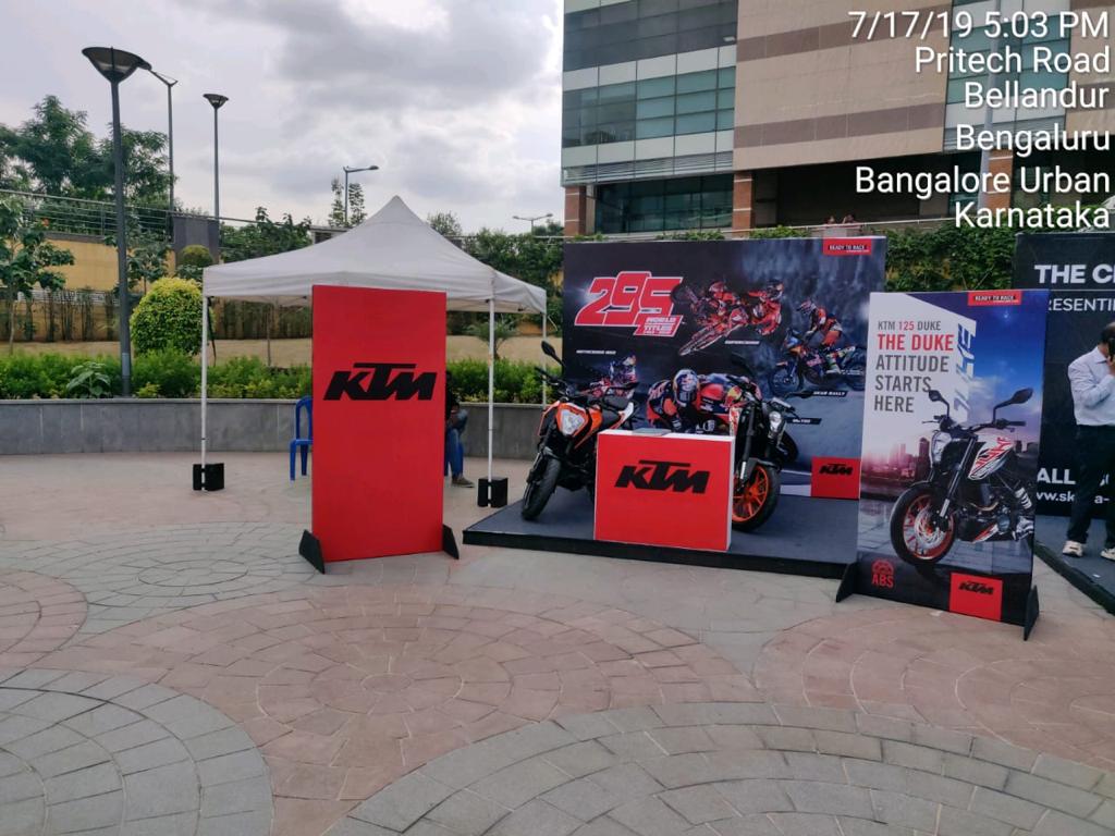 KTM brand activation | Branding agency | Brandland